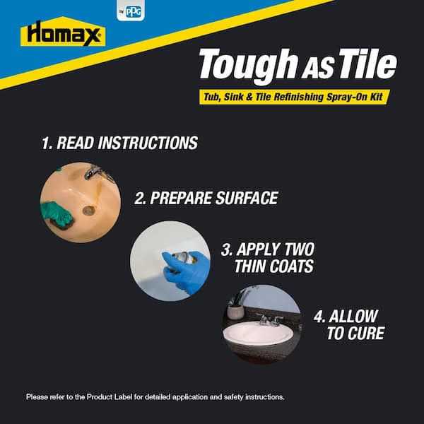 Homax Tough As Tile Epoxy Tub & Tile Spray Paint - Home & Office Supplies online store